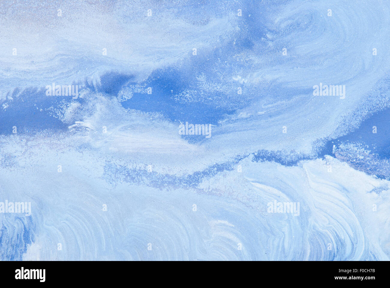 Abstract blue snowy background from watercolor Stock Photo - Alamy