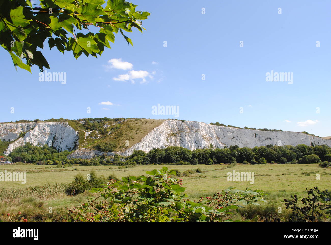 View over Lewes Railway Land towards the Cliff, South Downs National ...