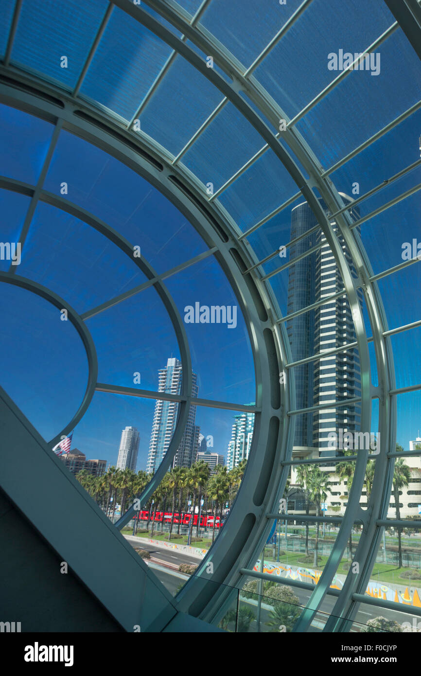 CONVENTION CENTER (©ARTHUR ERICKSON 1989) MARINA DISTRICT DOWNTOWN SAN ...