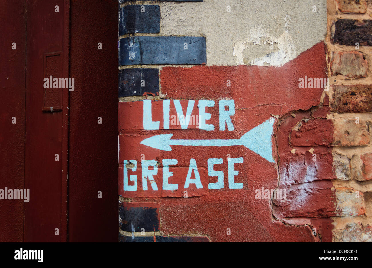 Sign on the Liver Grease, Oil & Chemical Company buidling Norfolk ...