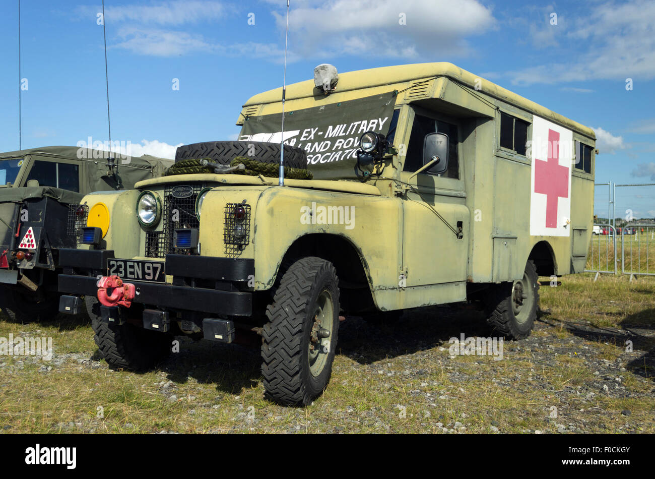 Land Rover Military Ambulance Stock Photo - Alamy