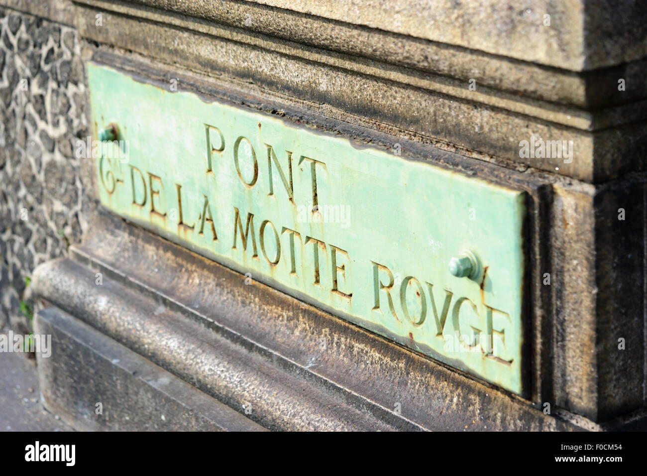 street advertising signs nantes france Stock Photo - Alamy