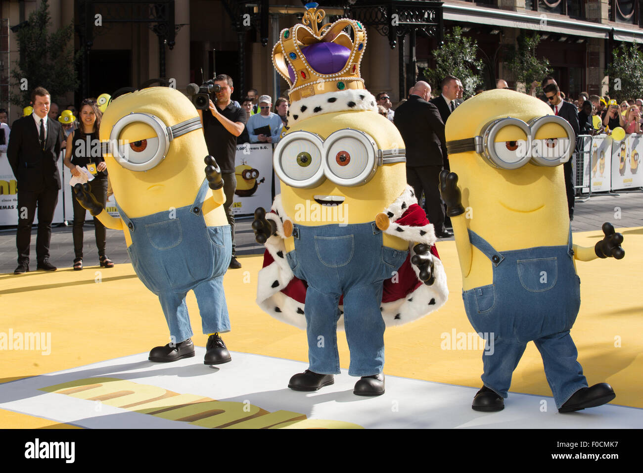 Minions attending world premiere minions odeon leicester square hi-res ...