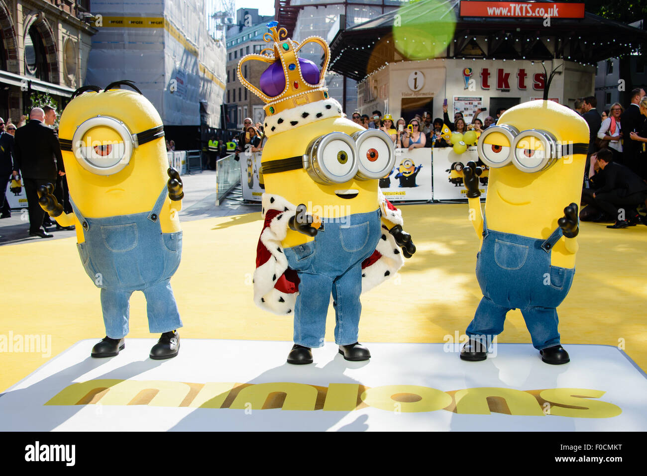 'Minions' World premiere - Arrivals Featuring: Minions Where: London ...