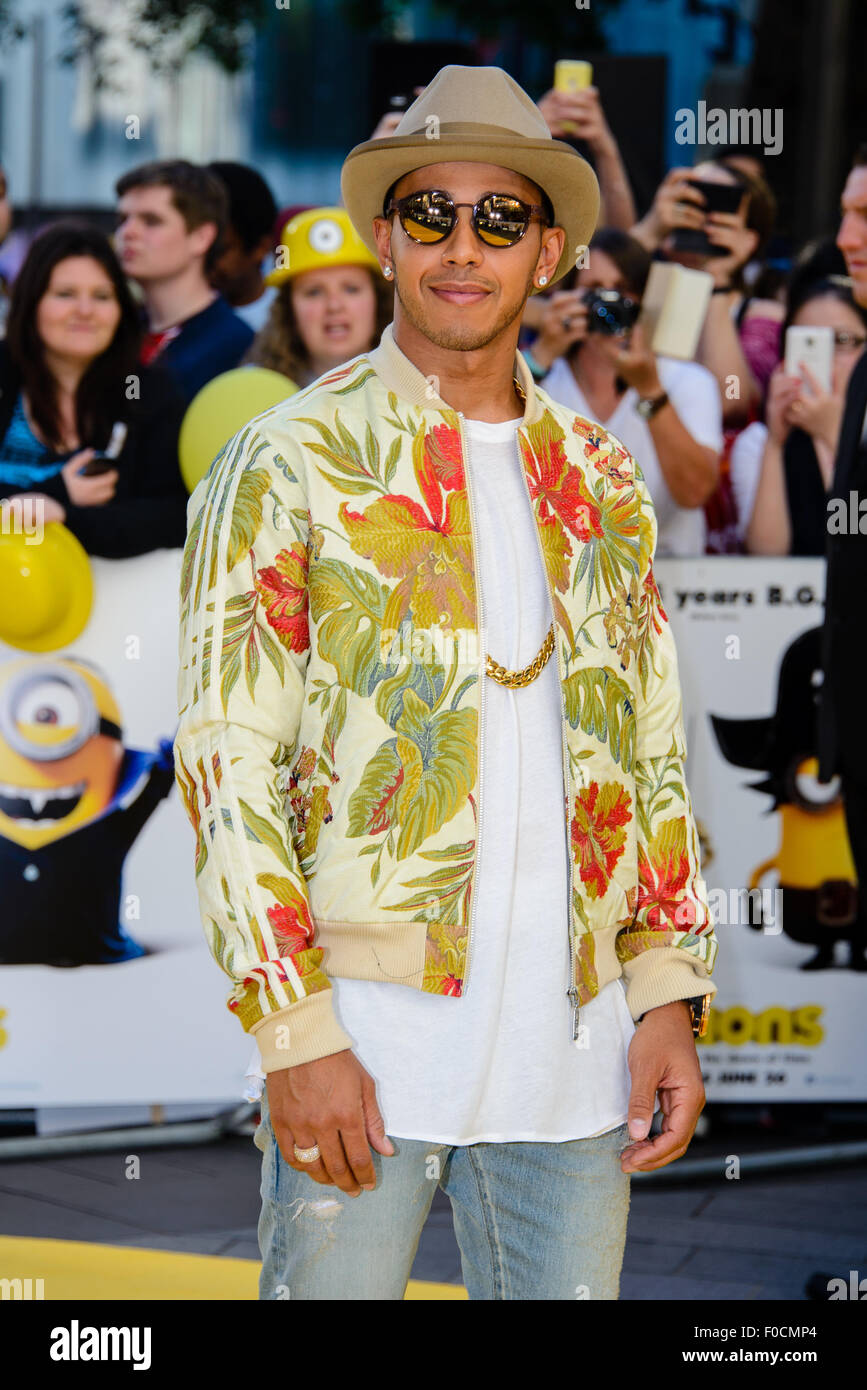 'Minions' World premiere - Arrivals Featuring: Lewis Hamilton Where ...