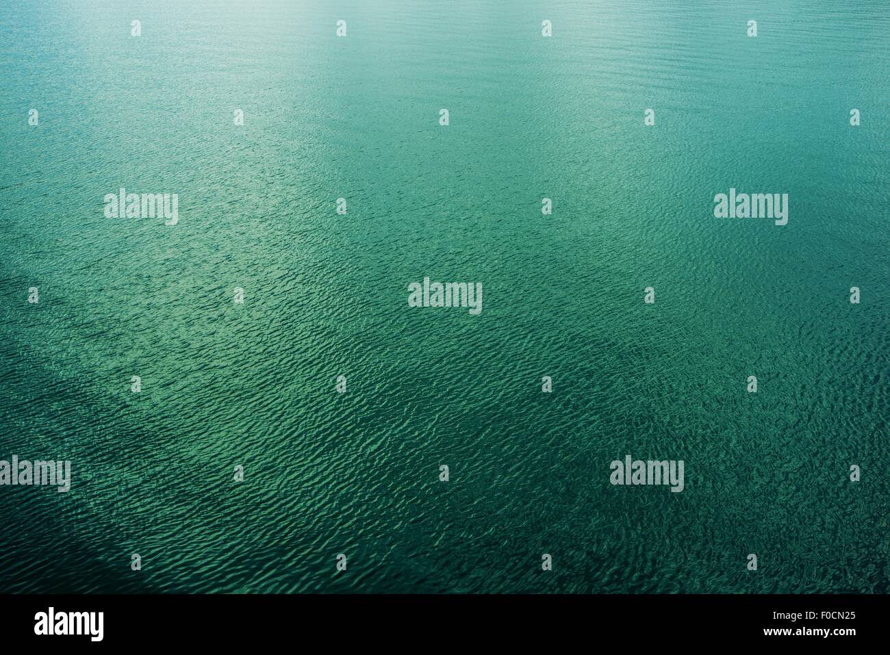 Calm Clear Water Surface Photo Background. Green Lake Waters Stock ...