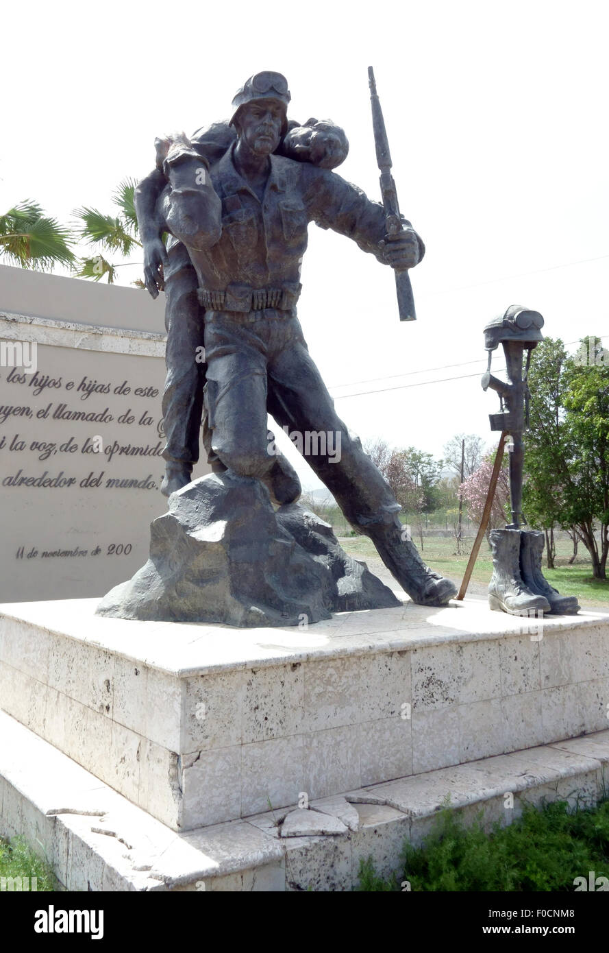war memorial Salinas Puerto Rico Stock Photo - Alamy