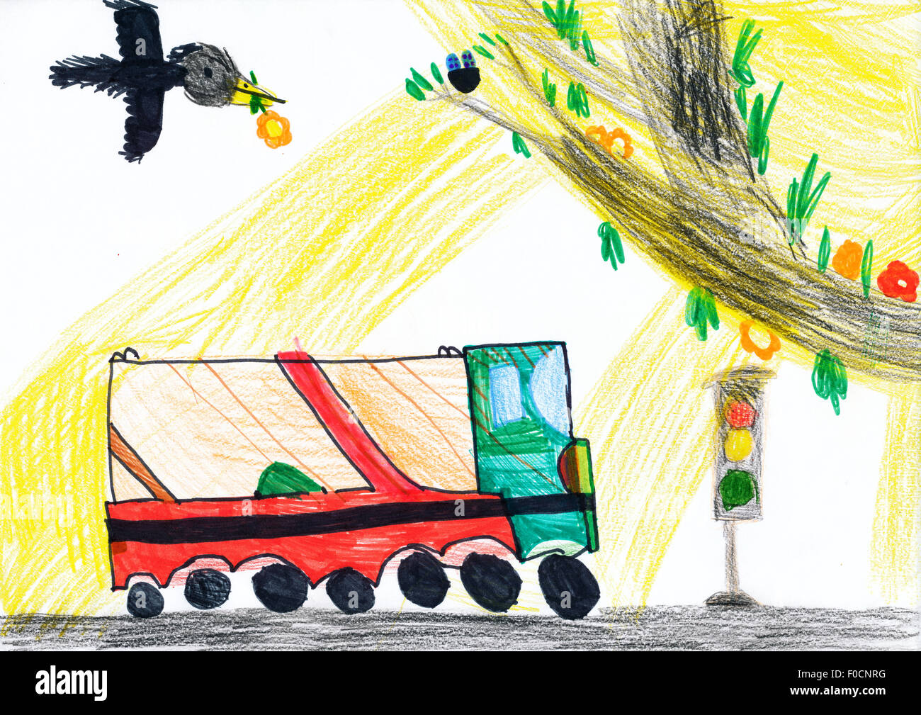 Big red fun bus hi-res stock photography and images - Alamy