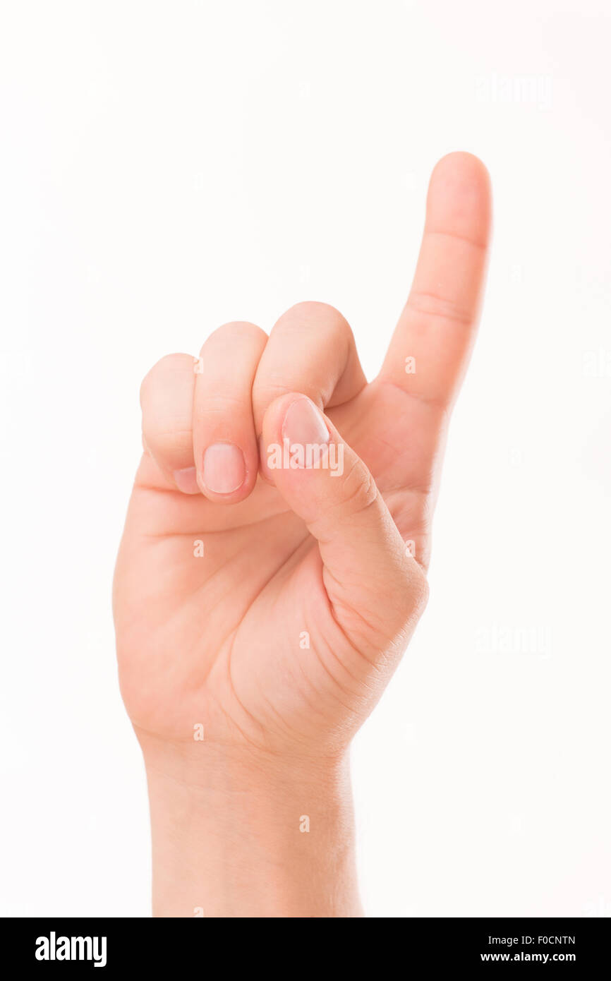 Hand gesture victory hi-res stock photography and images - Alamy