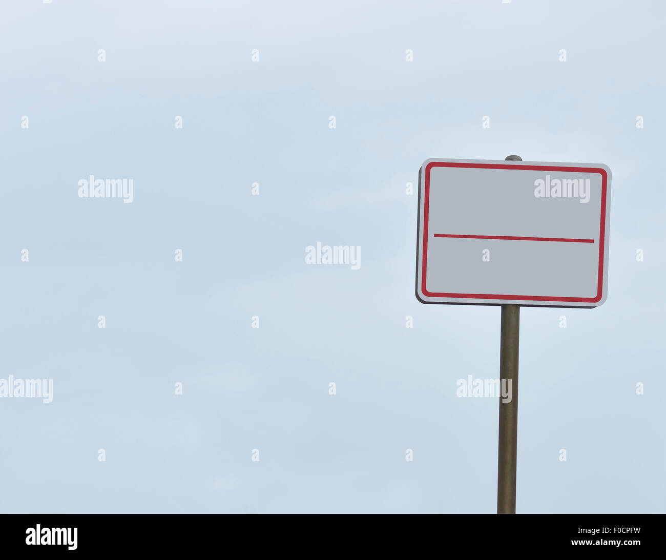 Blank street sign hi-res stock photography and images - Alamy