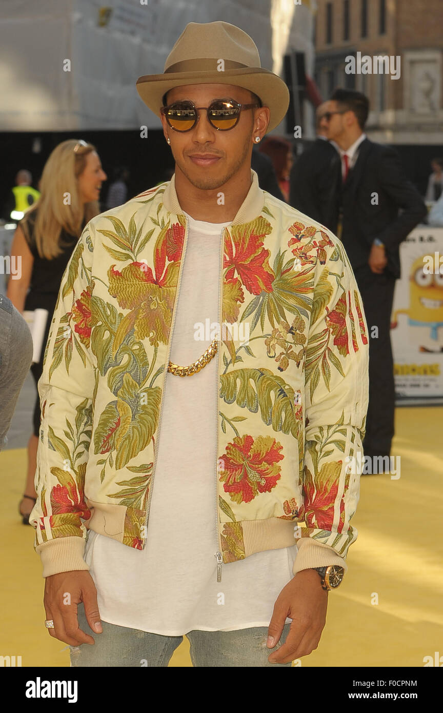 the Minions movie world premiere Featuring: Lewis Hamilton Where ...