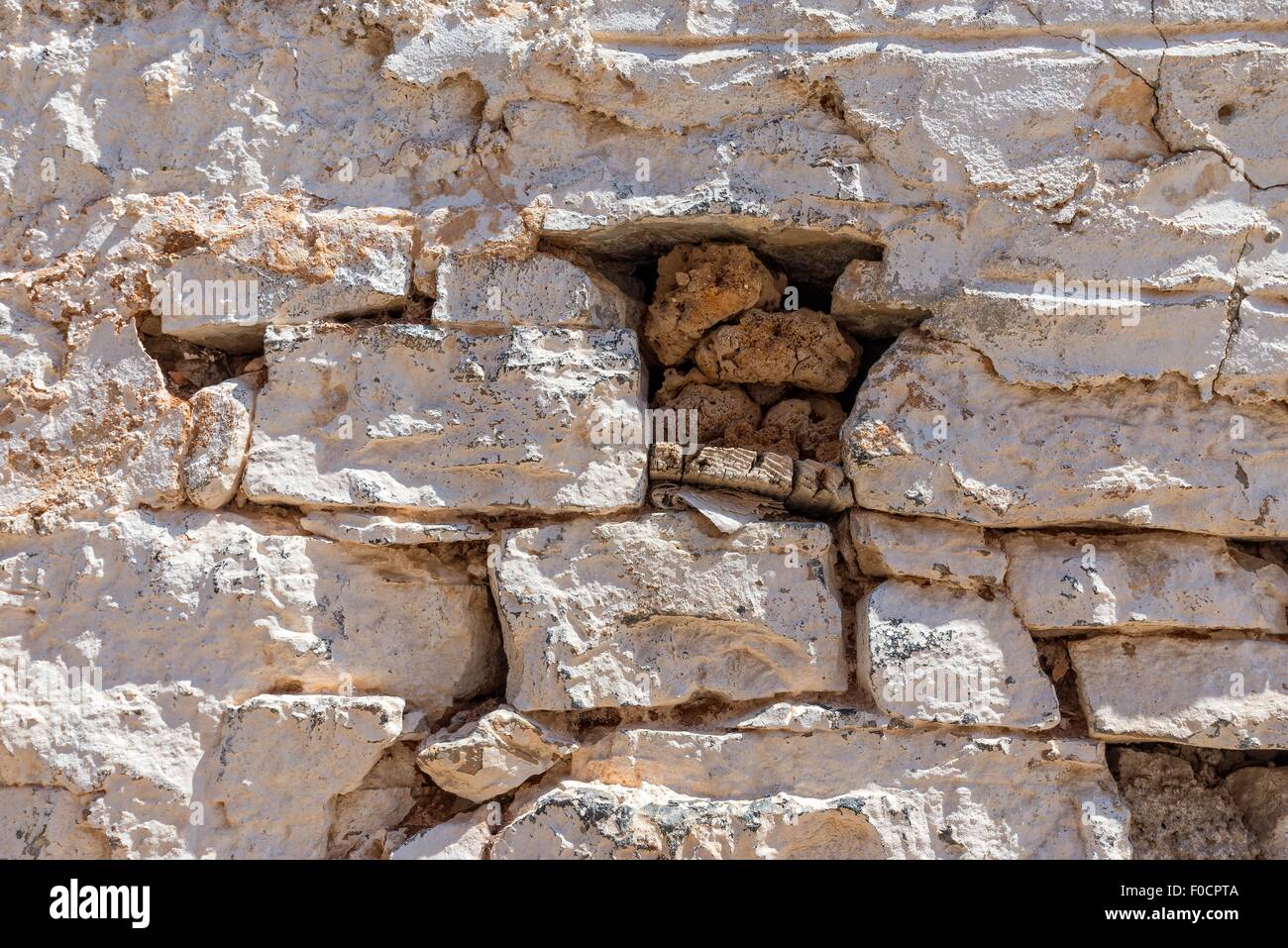 Whitewashed Stone Wall Texture High Resolution Stock Photography and ...