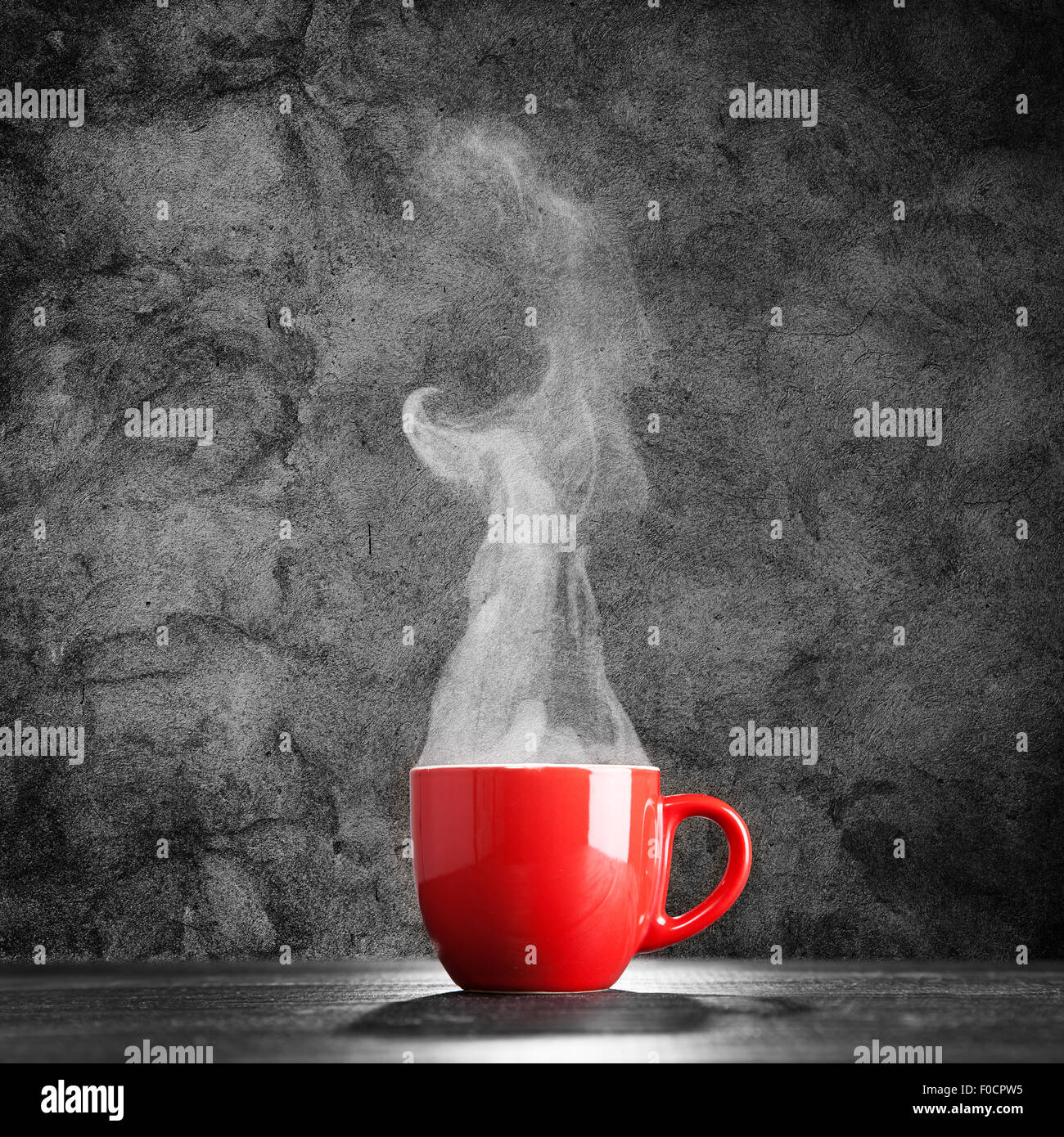 Steaming coffee cup Stock Photo - Alamy