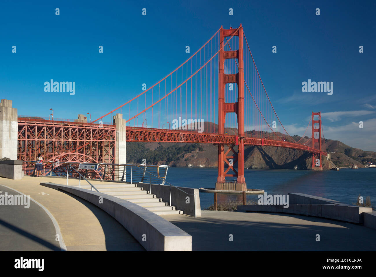 FORT POINT OVERLOOK GOLDEN GATE BRIDGE (©JOSEPH STRAUSS 1937) VISITOR ...