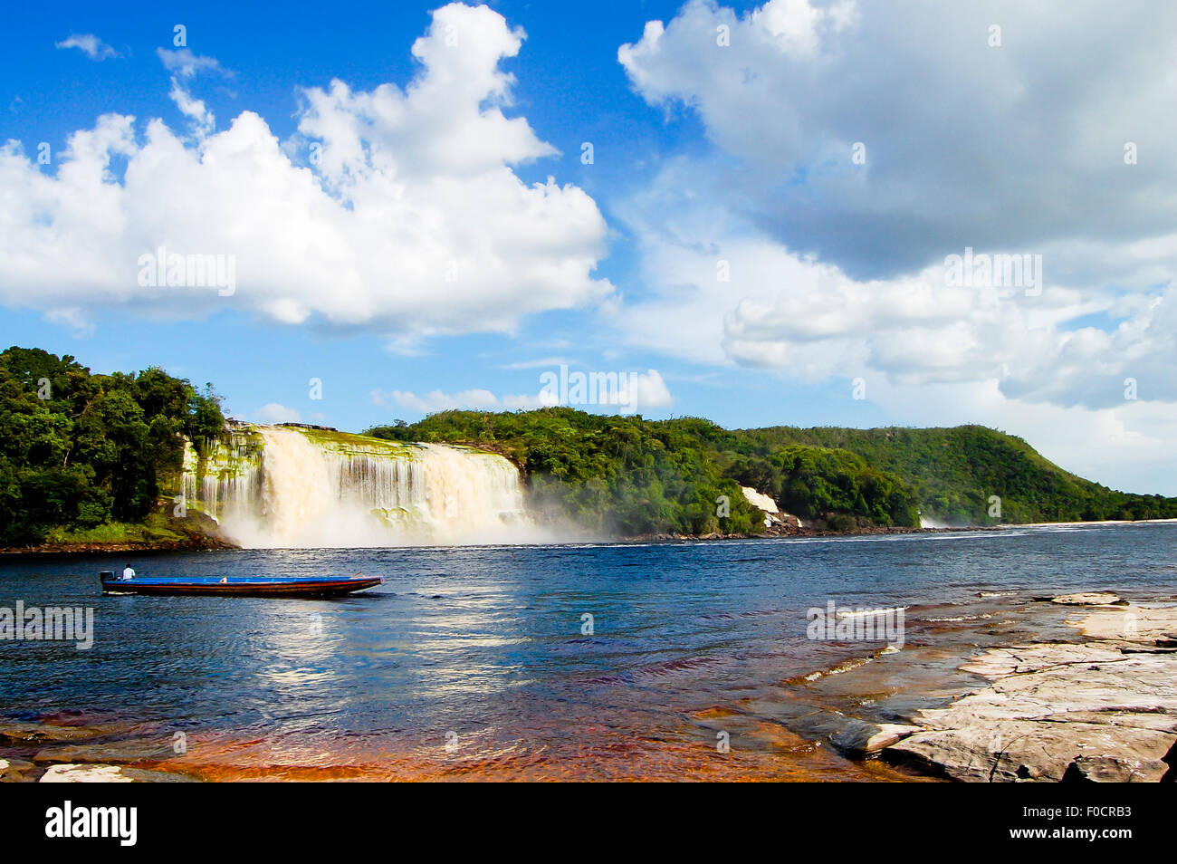 Hacha Waterfall - Venezuela Stock Photo - Alamy