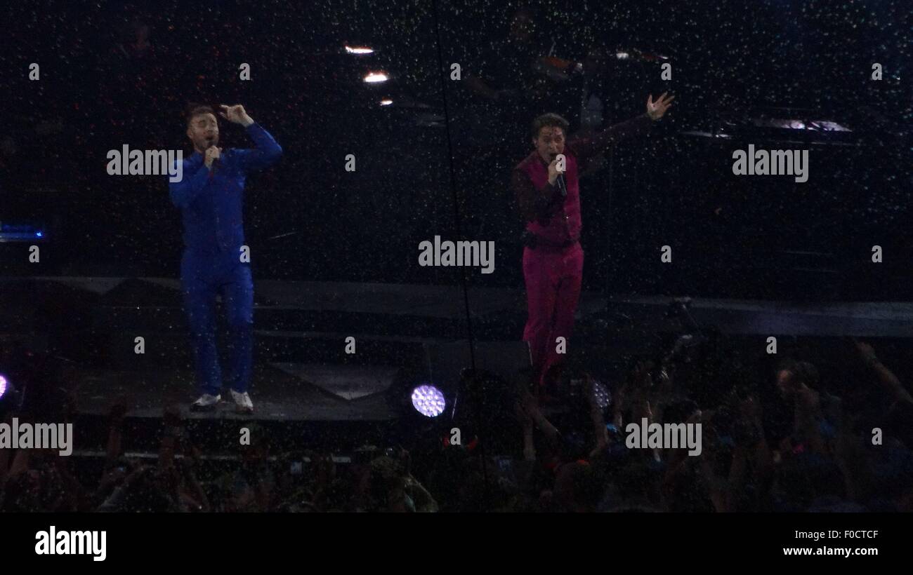 Take That performing live concert at the O2 Arena Featuring: Take That ...