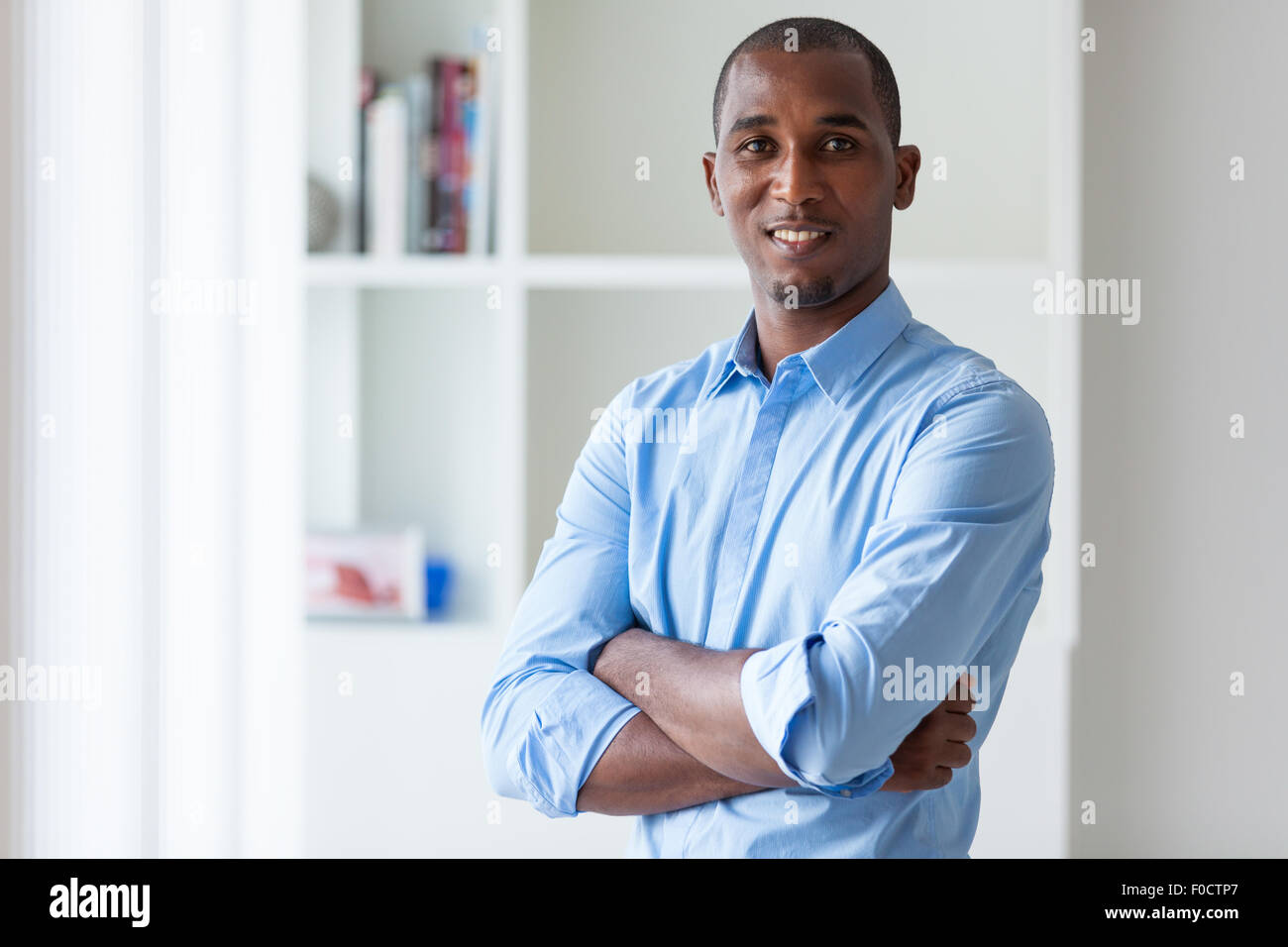 Portrait of a young African American business man - Black people Stock ...