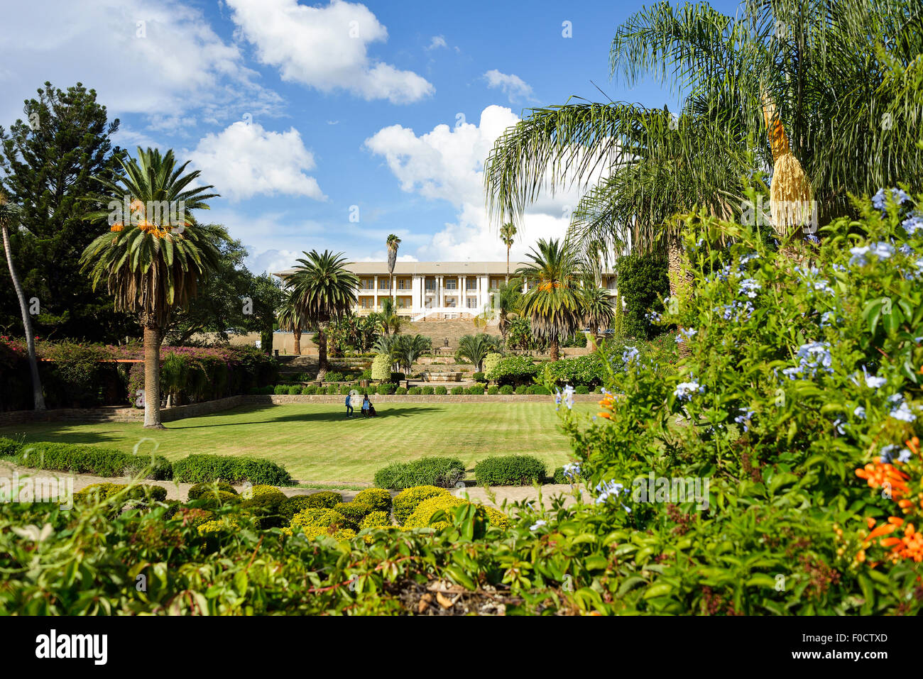 Parliament Building from Parliament Gardens, Robert Magabe Avenue ...