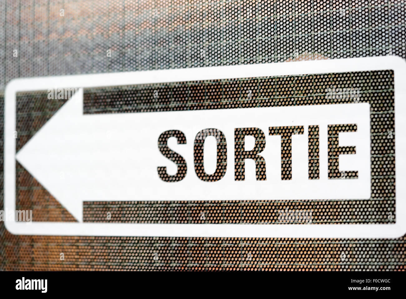 street advertising signs nantes france Stock Photo - Alamy