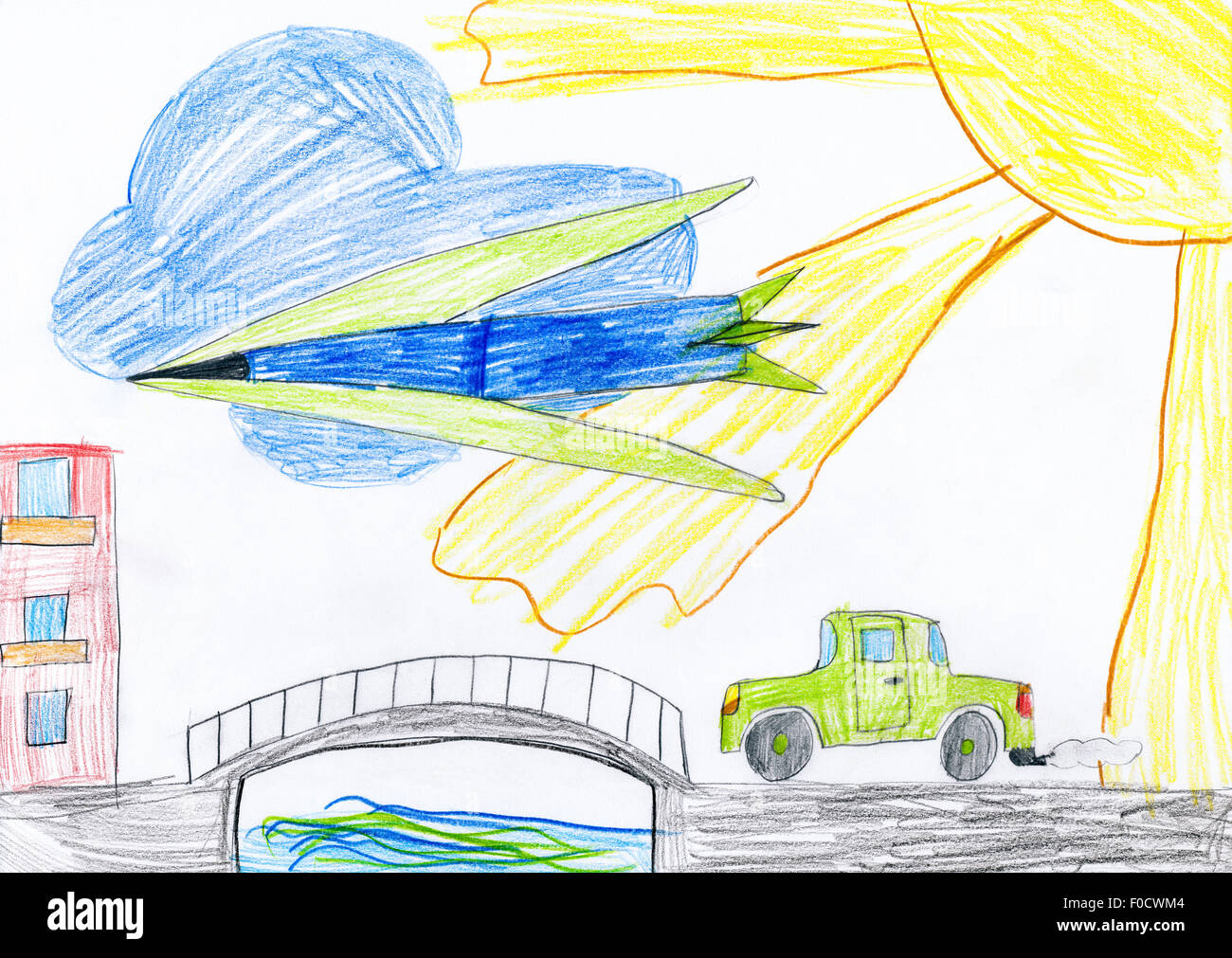 Bridge Drawing For Kids