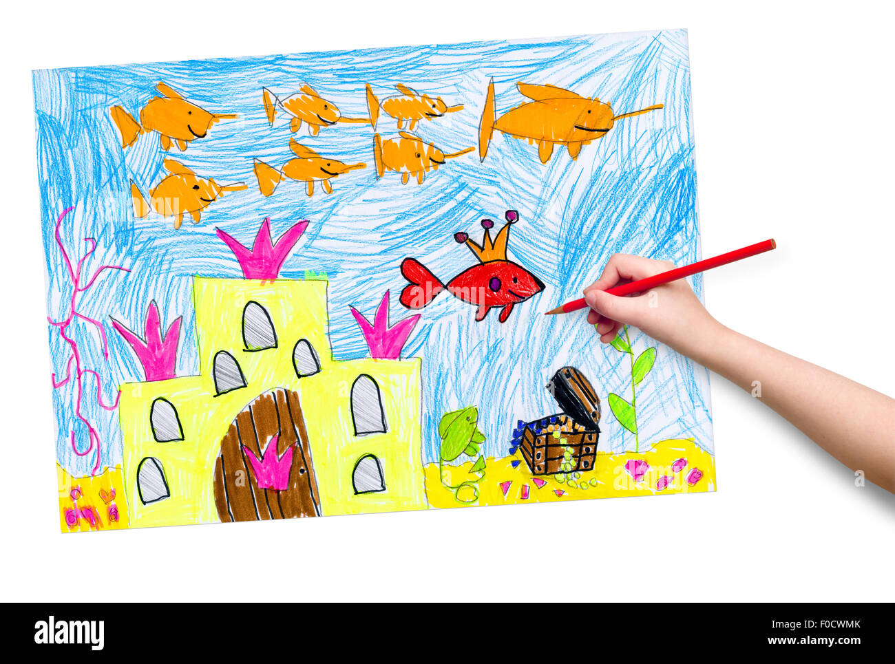 Child wave hand Cut Out Stock Images & Pictures - Alamy