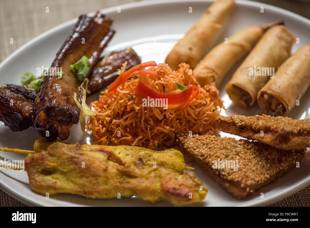 thai sharer platter Stock Photo - Alamy