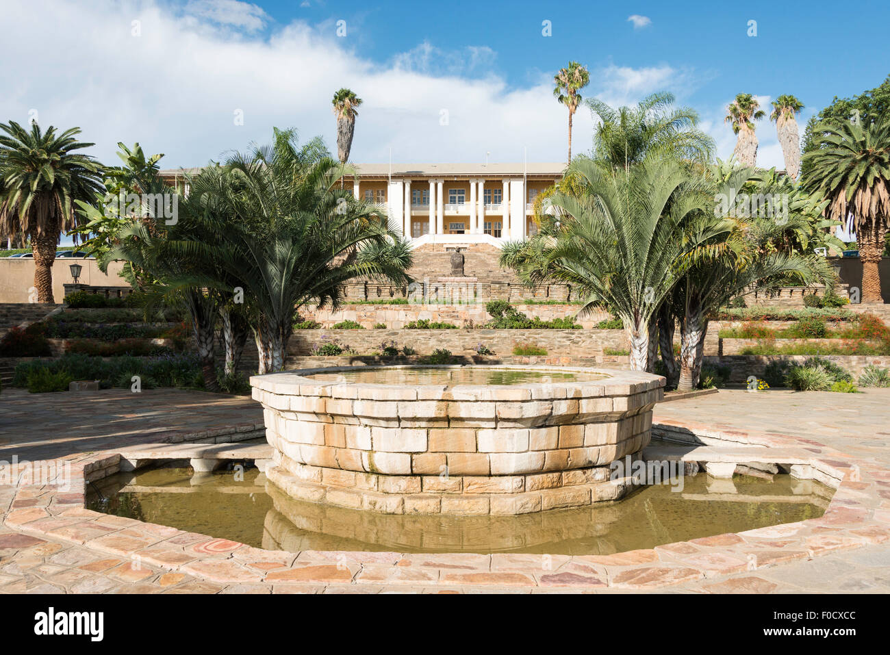 Parliament Building from Parliament Gardens, Robert Magabe Avenue ...