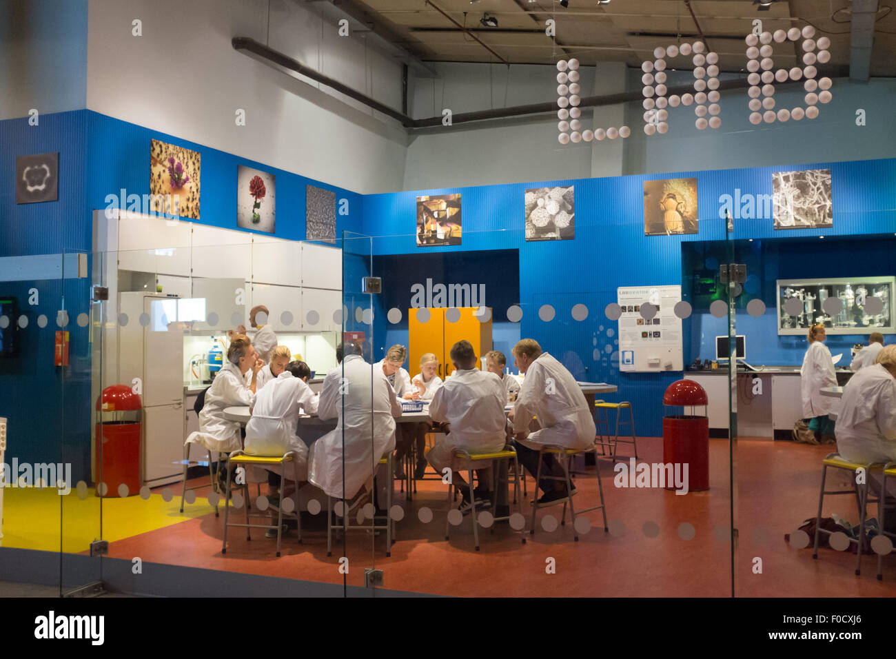 Interior of the Nemo science museum in Amsterdam Holland Stock Photo ...