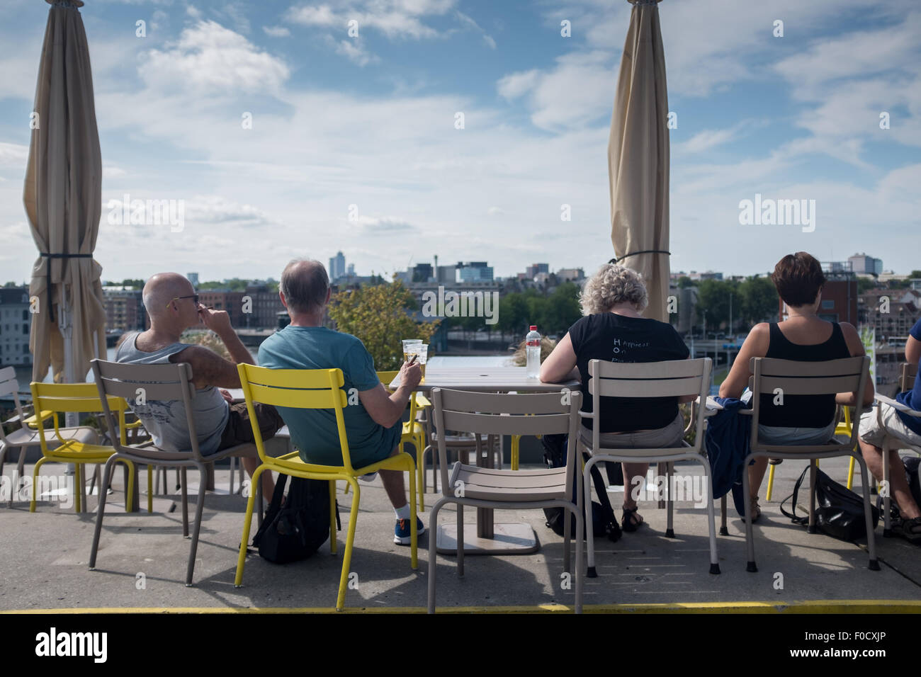 Roof terrace of the Nemo science museum in Amsterdam Stock Photo - Alamy
