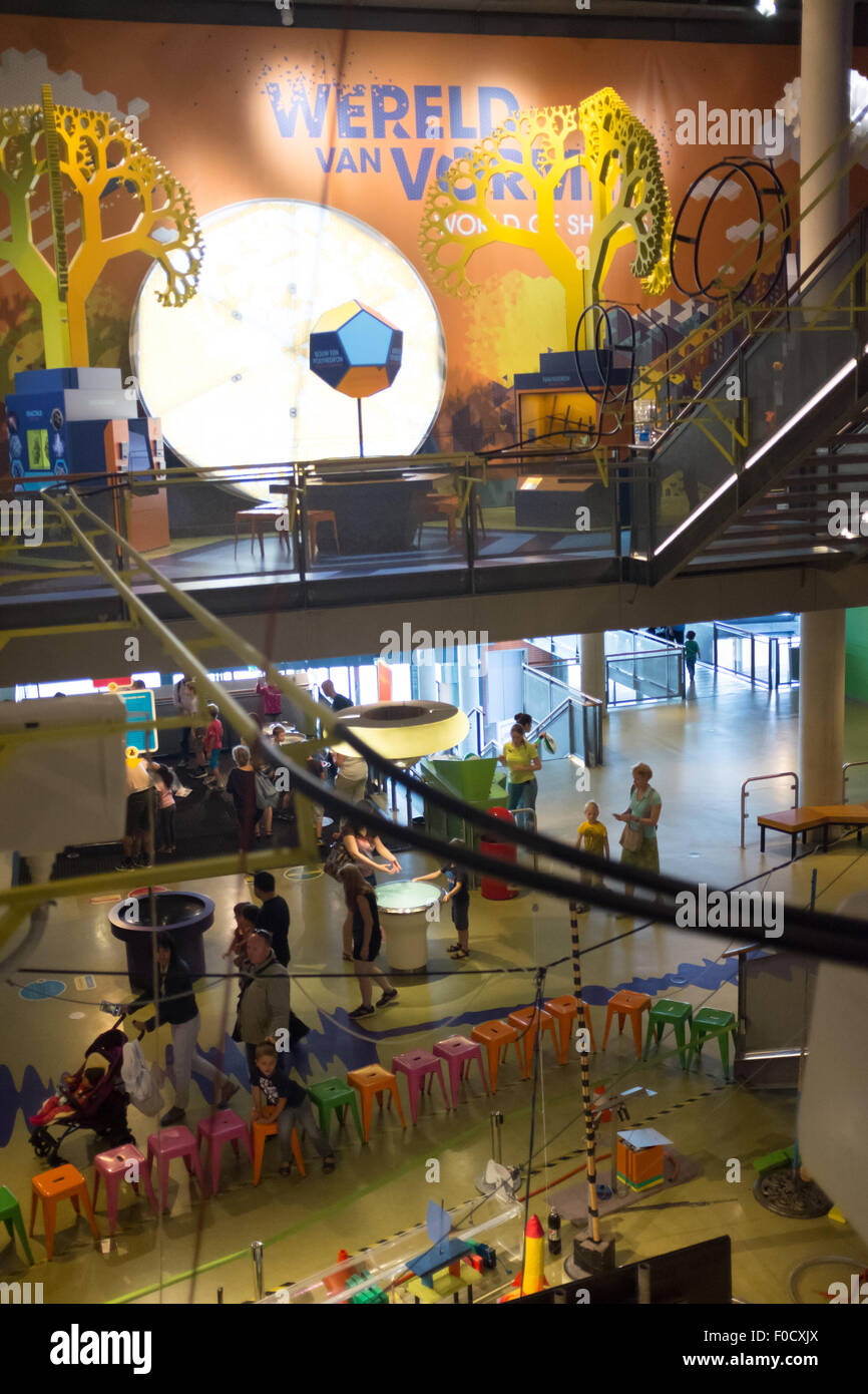 Interior of the Nemo science museum in Amsterdam Holland Stock Photo ...