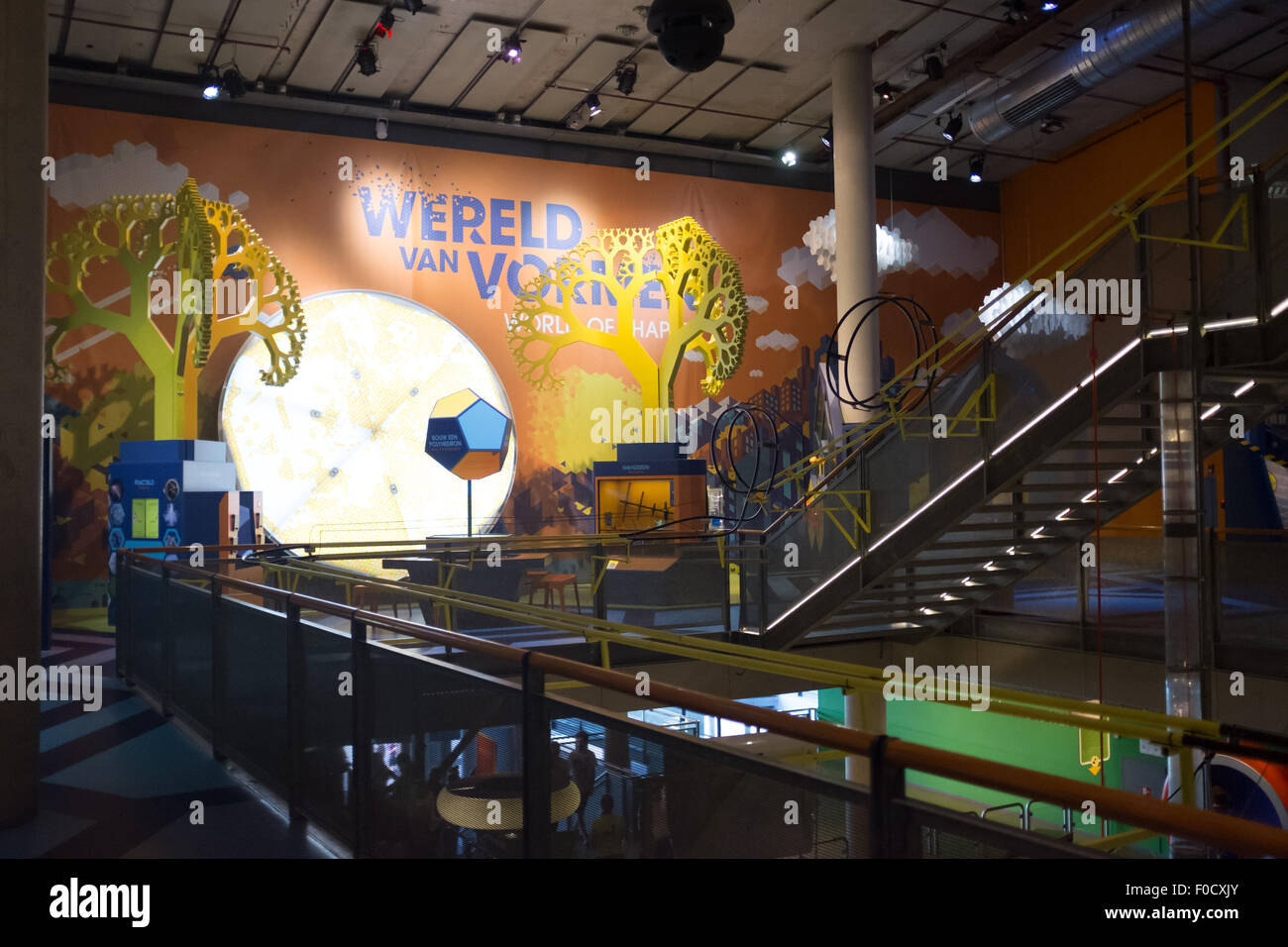 Interior of the Nemo science museum in Amsterdam Holland Stock Photo ...