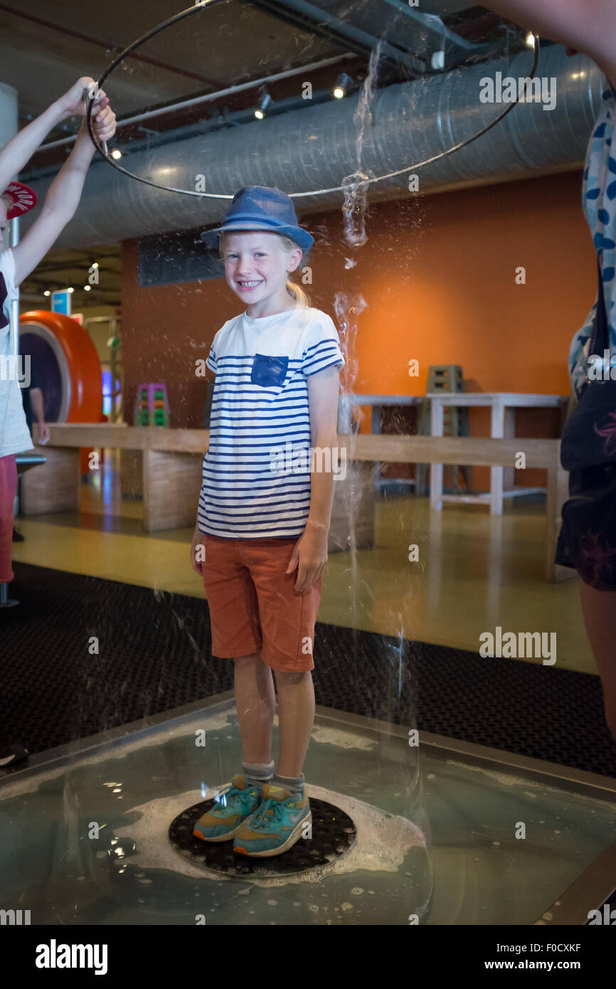 Interior of the Nemo science museum in Amsterdam Holland Stock Photo ...