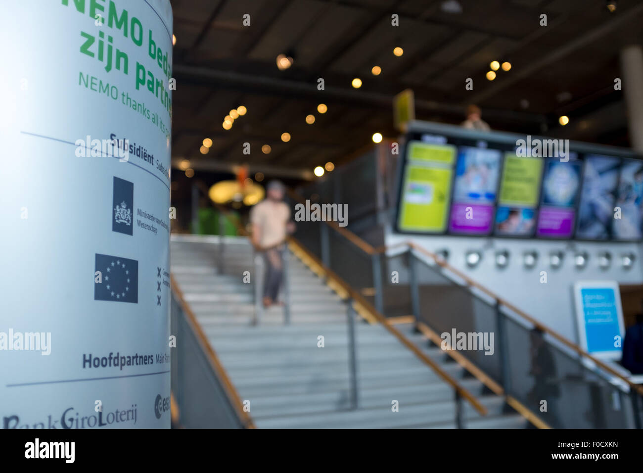 Interior of the Nemo science museum in Amsterdam Holland Stock Photo ...
