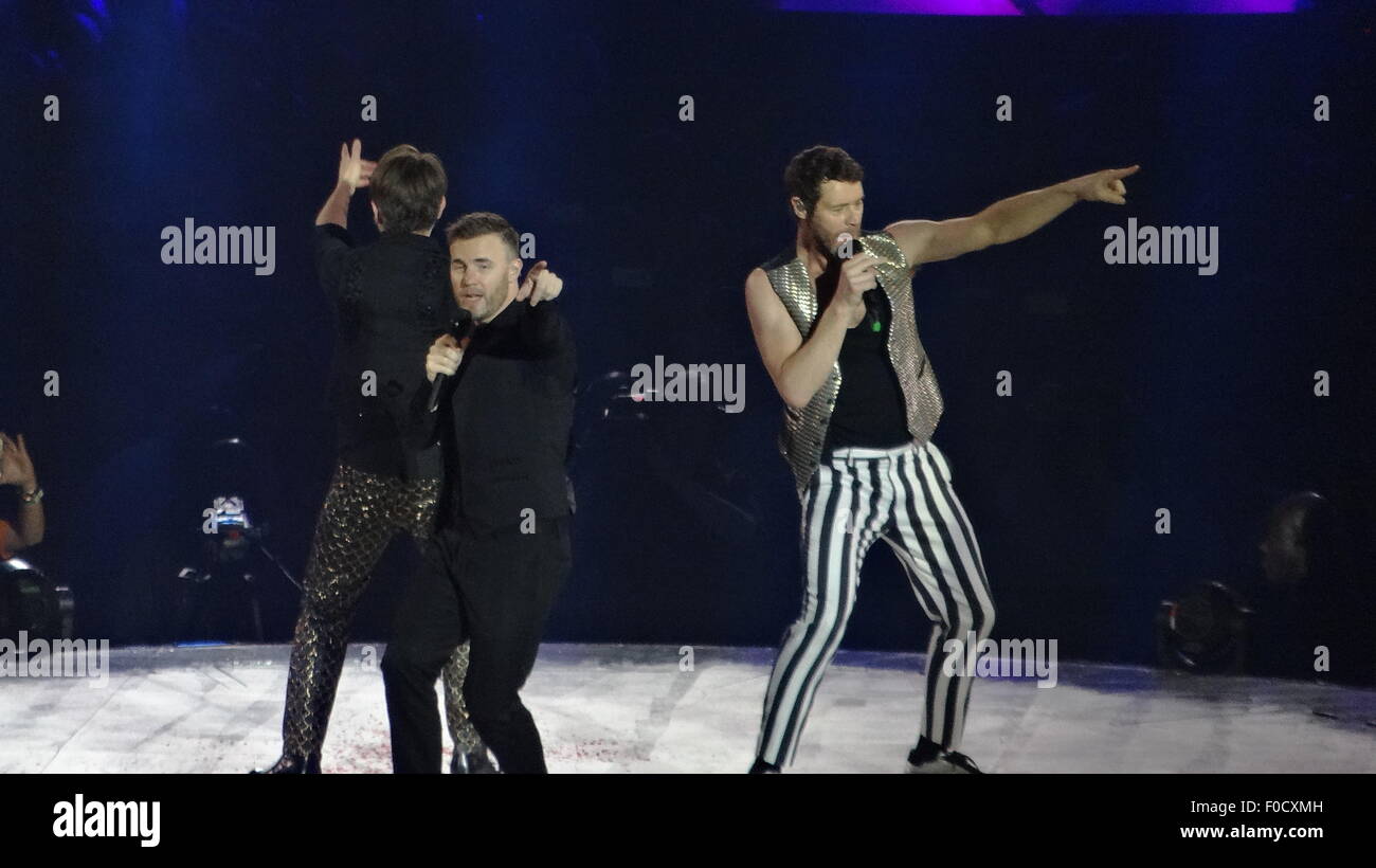 Take That performing live concert at the O2 Arena Featuring: Take That ...