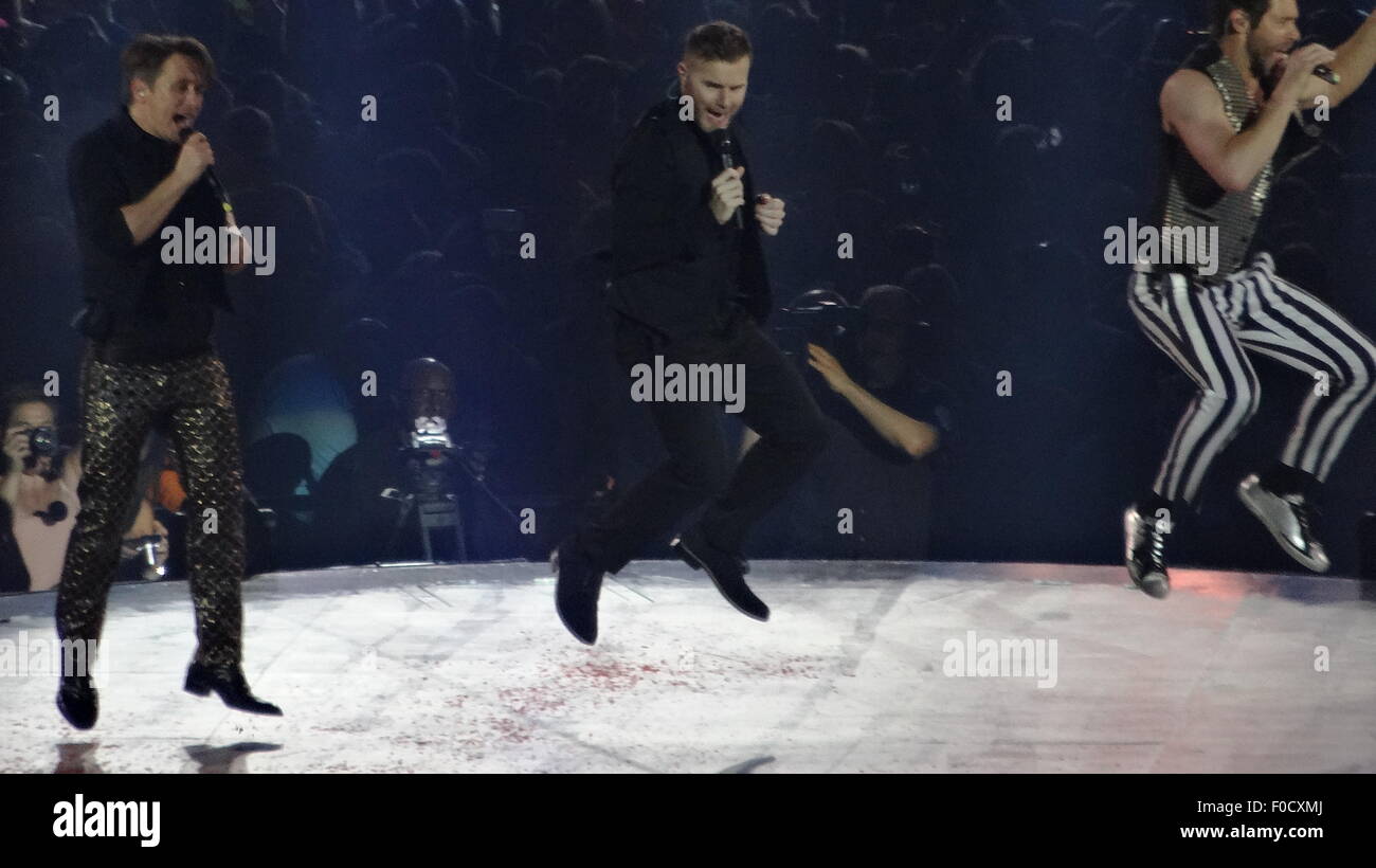 Take That performing live concert at the O2 Arena Featuring: Take That ...