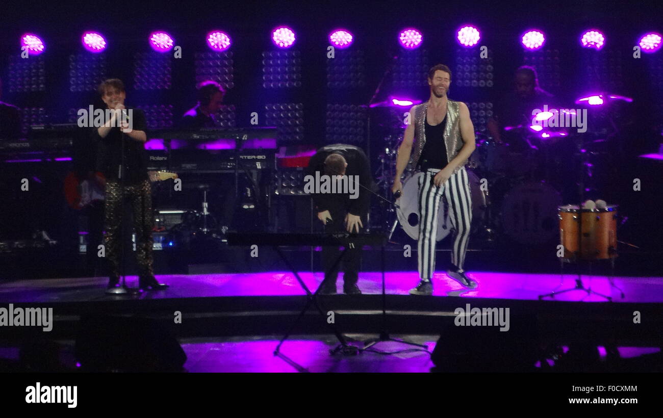 Take That performing live concert at the O2 Arena Featuring: Take That ...