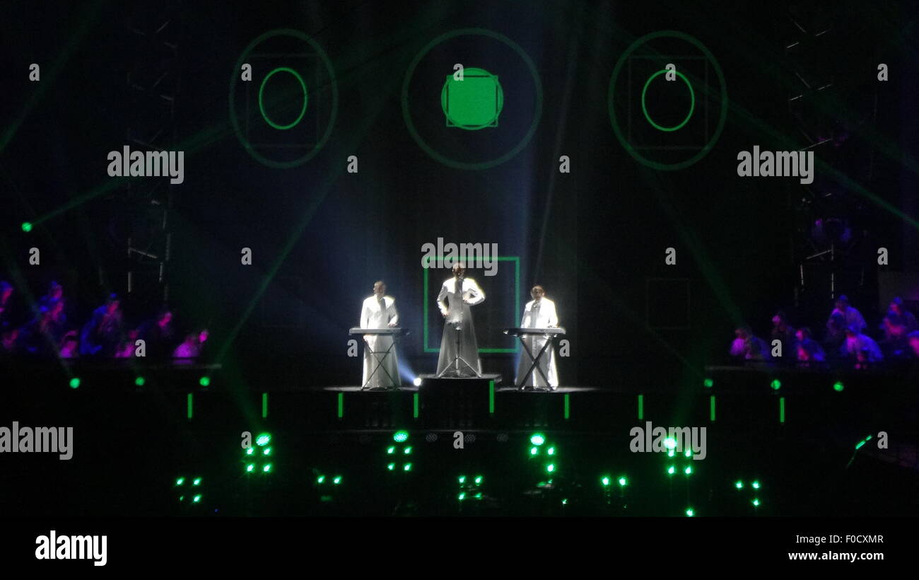 Take That performing live concert at the O2 Arena Featuring: Take That ...