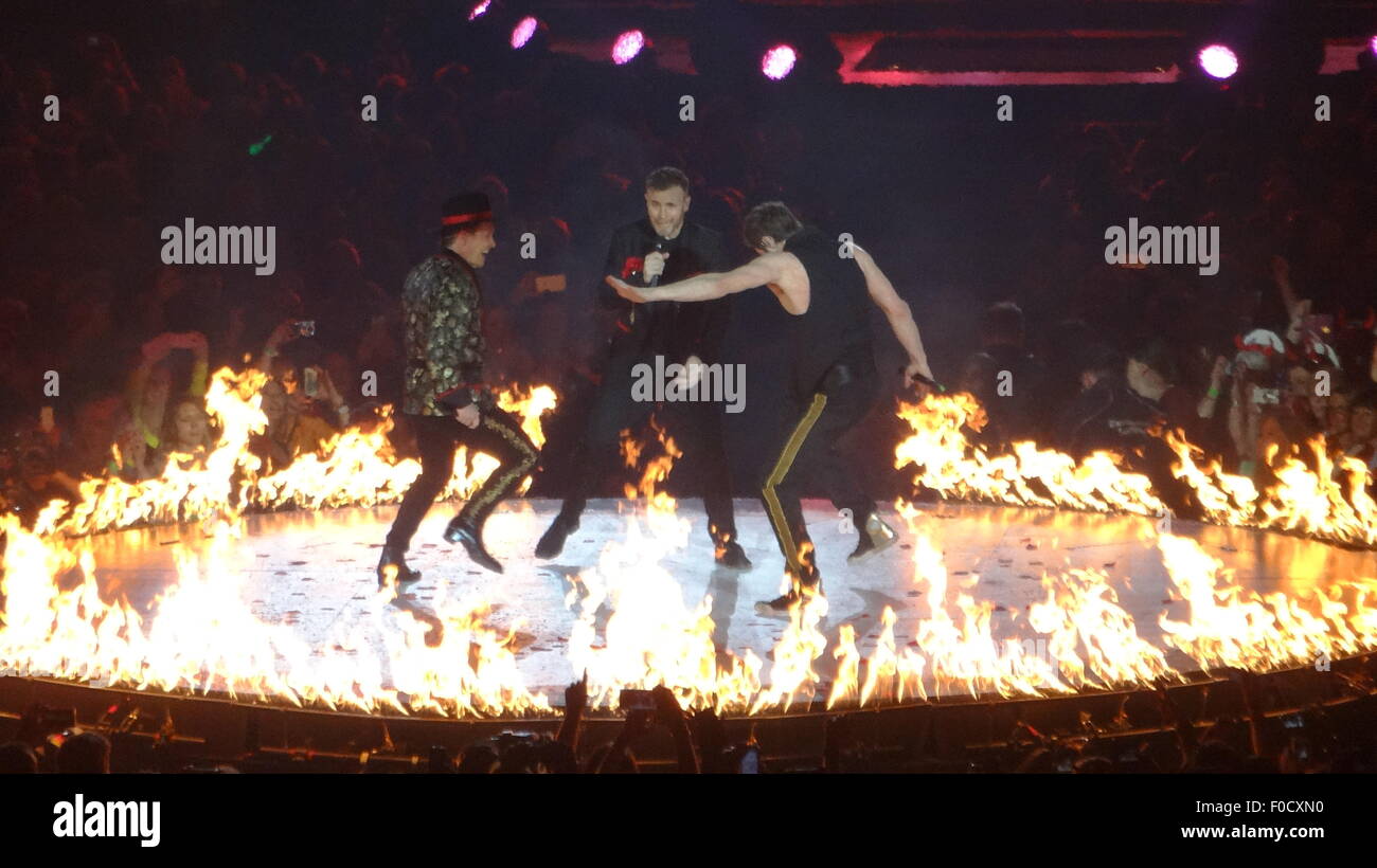 Take That performing live concert at the O2 Arena Featuring: Take That ...