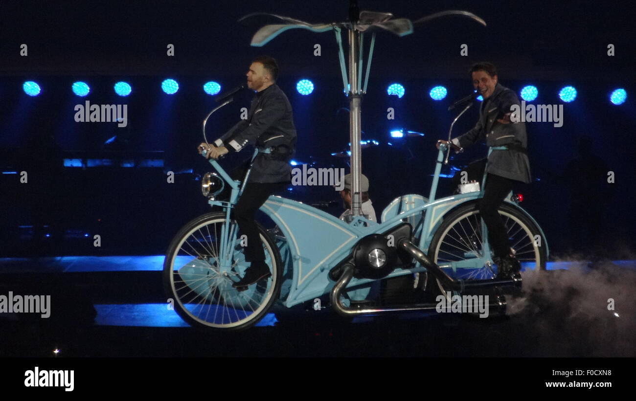 Take That performing live concert at the O2 Arena Featuring: Take That ...