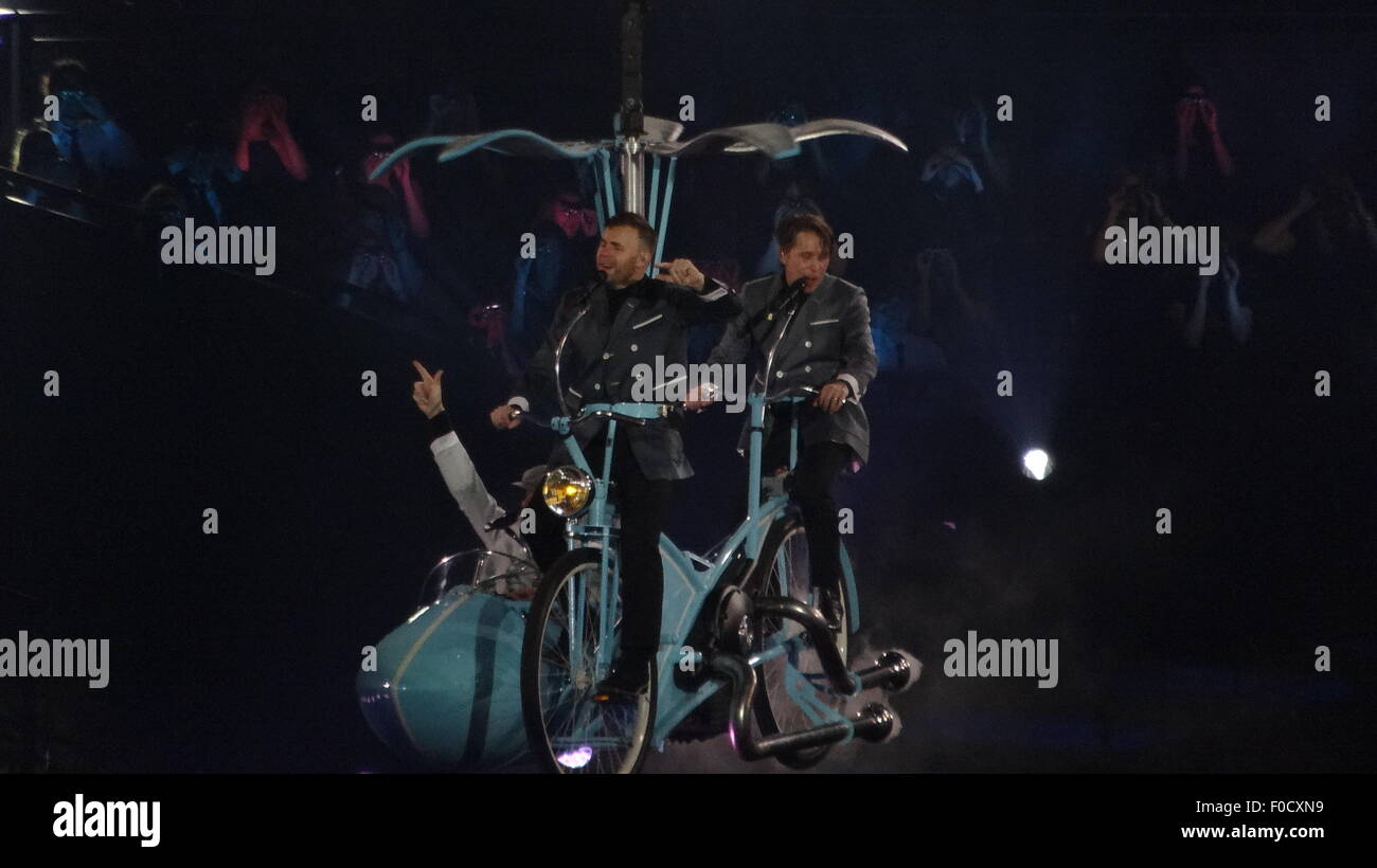 Take That performing live concert at the O2 Arena Featuring: Take That ...