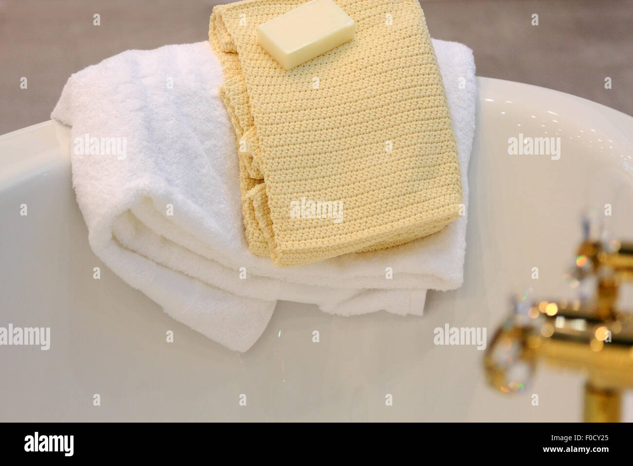 Flannel bath hi-res stock photography and images - Alamy