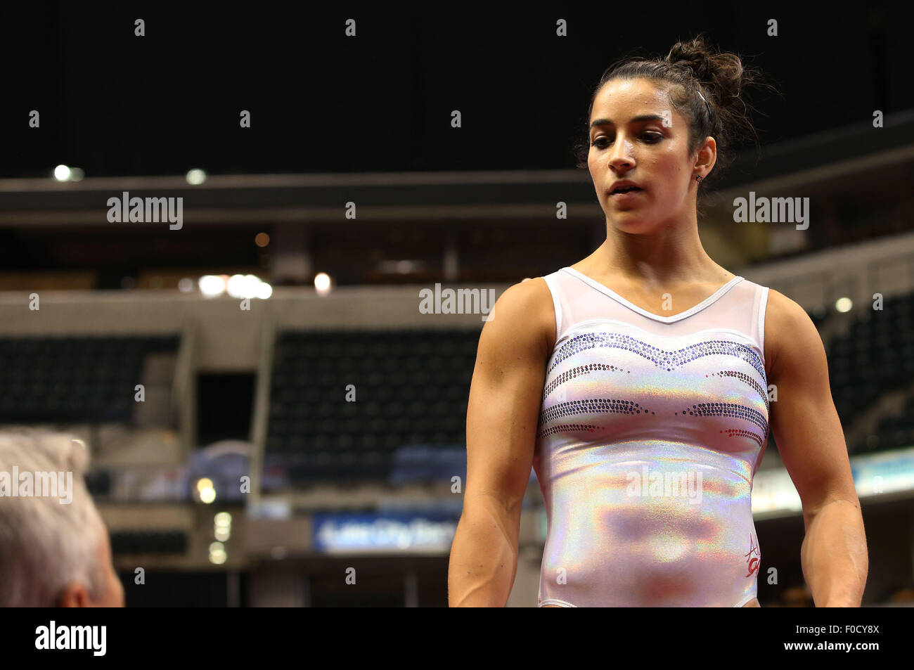 Indianapolis, IN, USA. 13th Aug, 2015. 2012 Olympic gold medalist ...