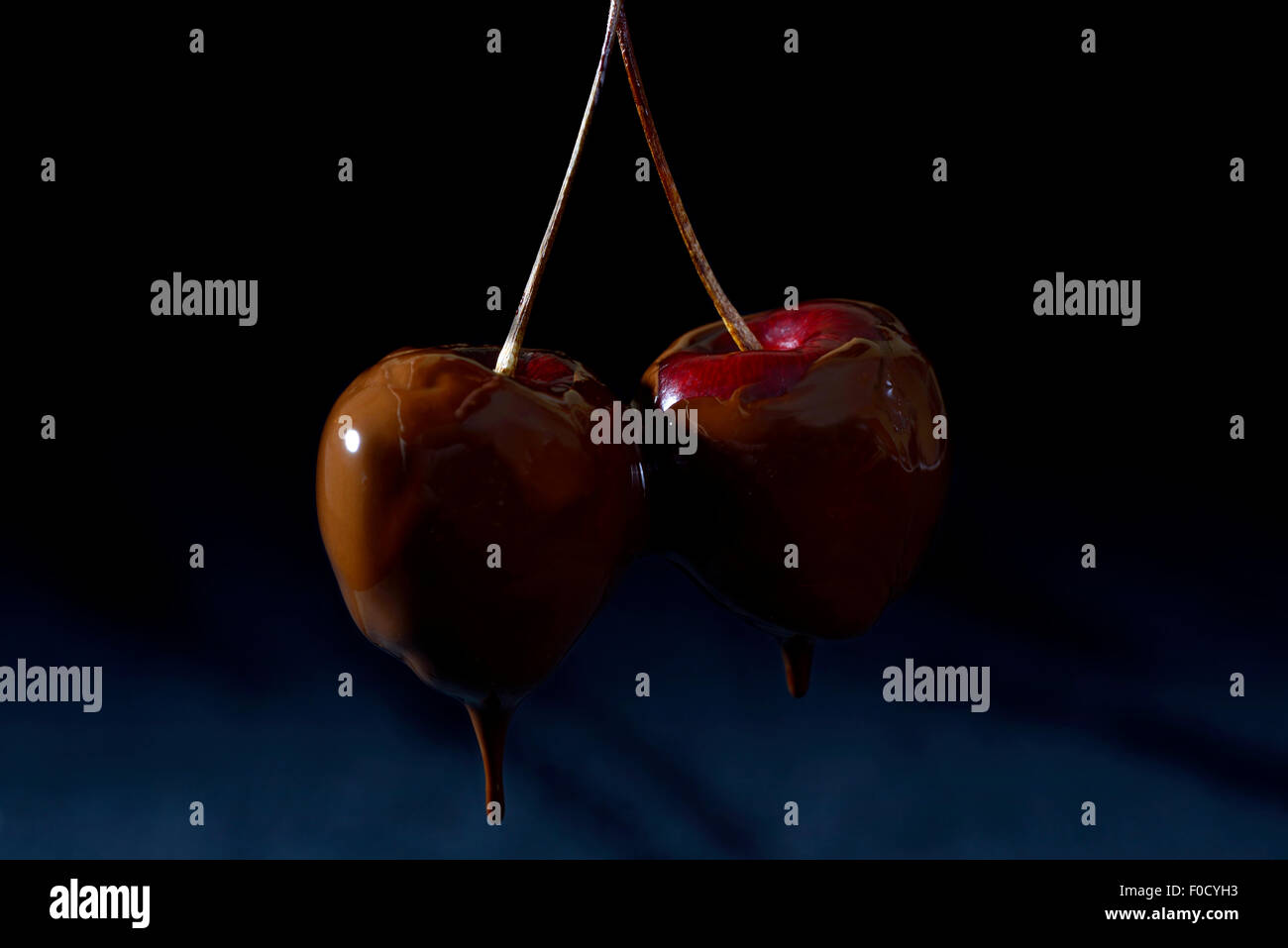 Pair of cherries hi-res stock photography and images - Alamy