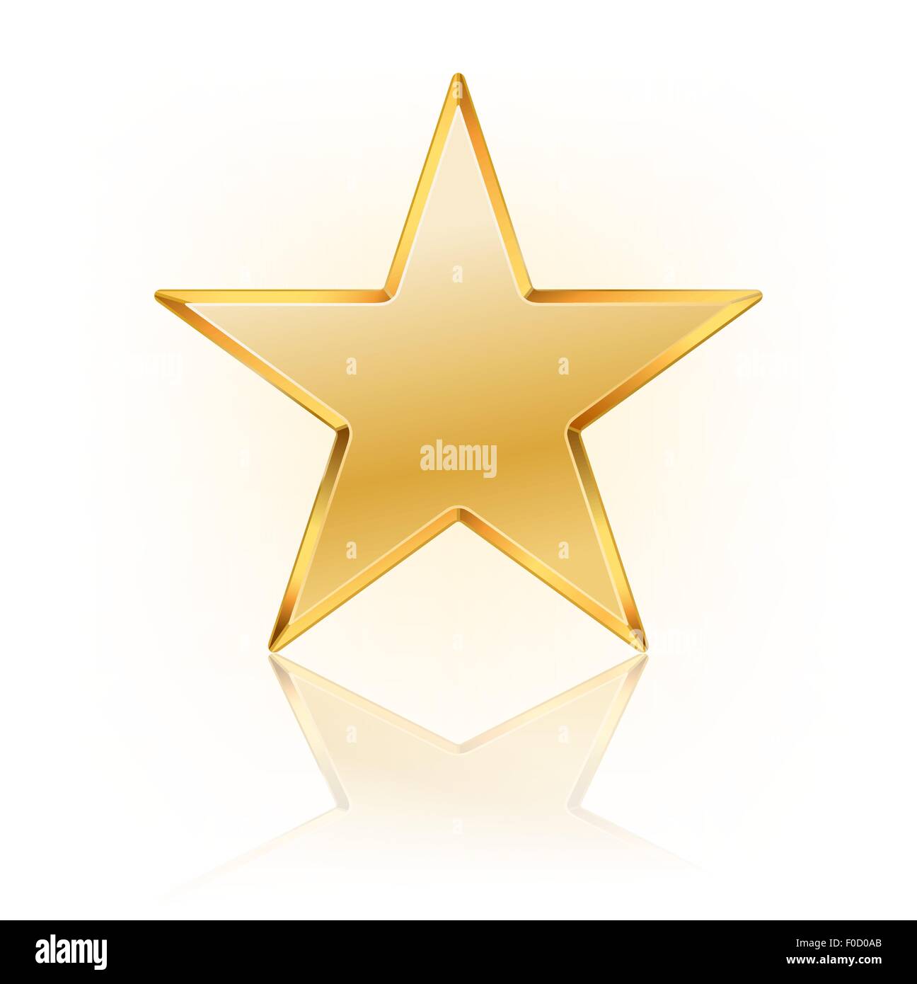 vector illustration of golden star Stock Vector Image & Art - Alamy