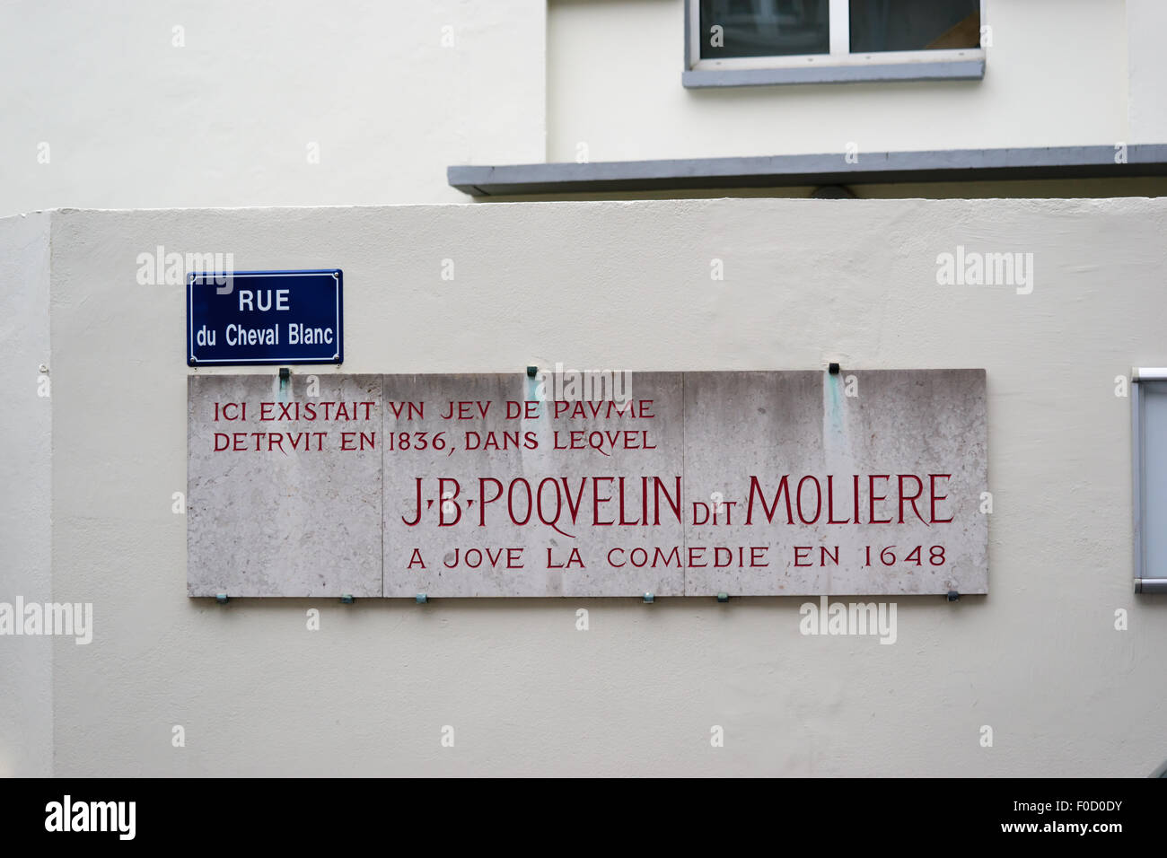 street advertising signs nantes france Stock Photo - Alamy