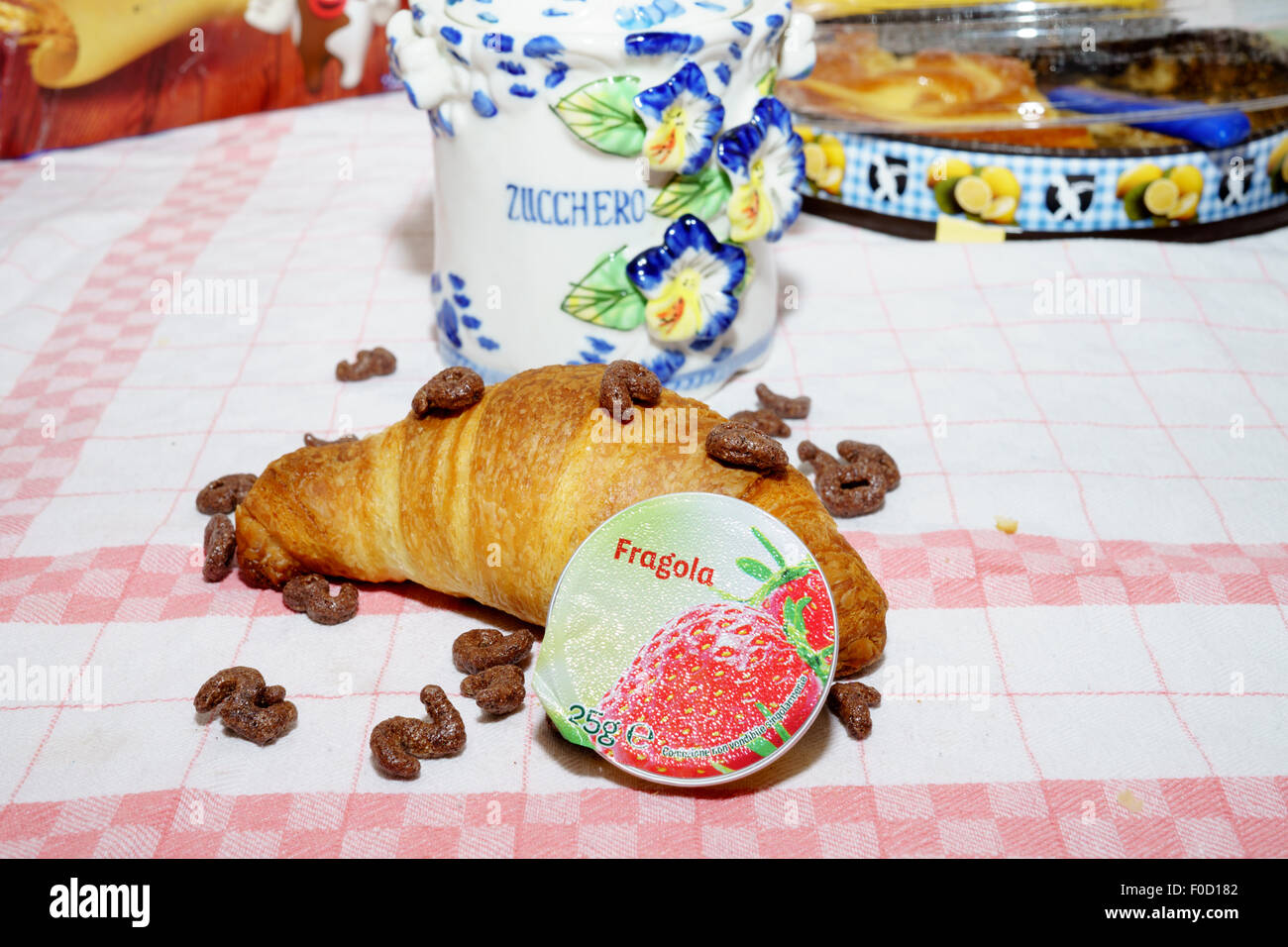 September appetizer and breakfast, set table, table foods Stock Photo ...