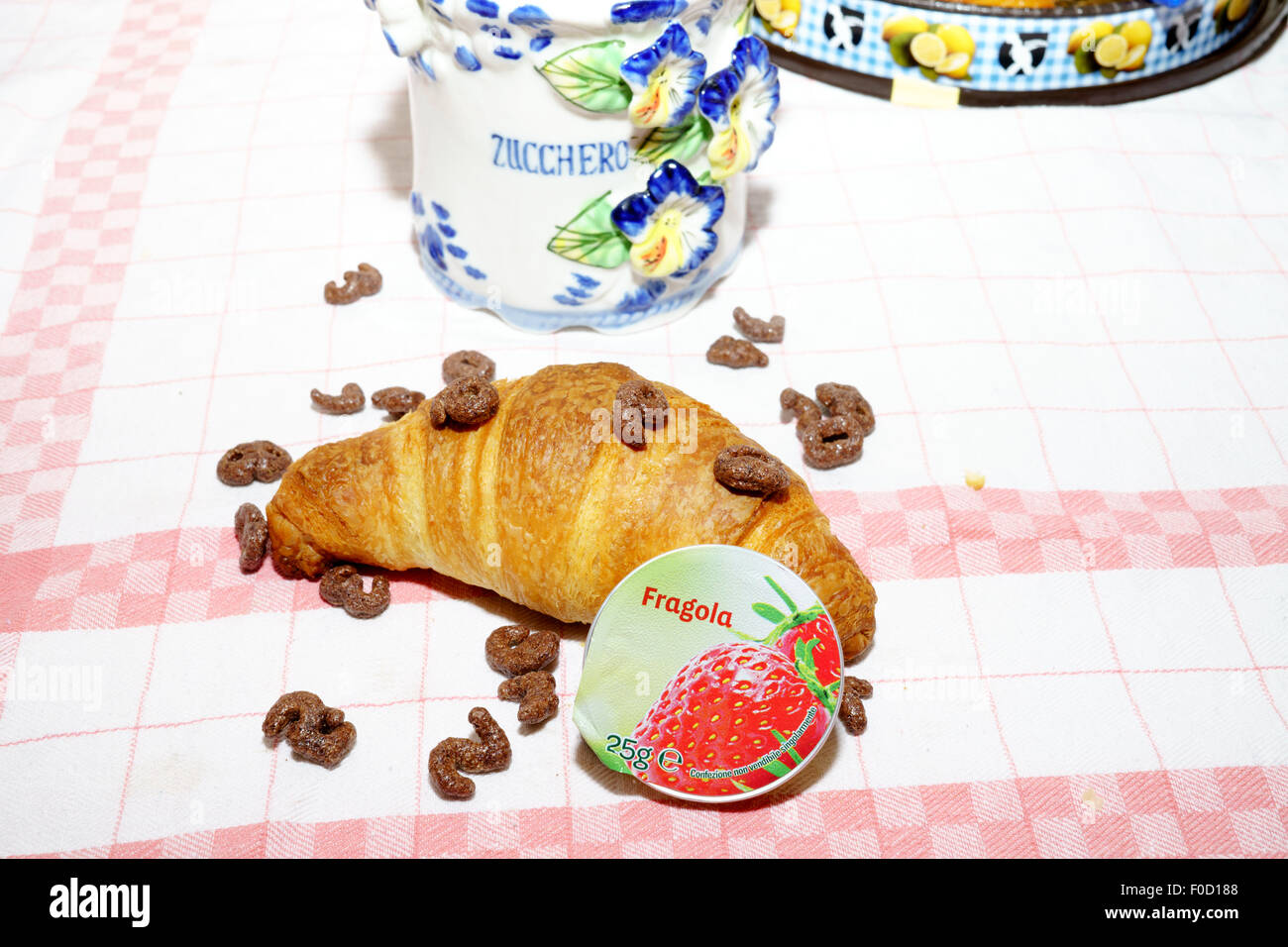 September appetizer and breakfast, set table, table foods Stock Photo ...