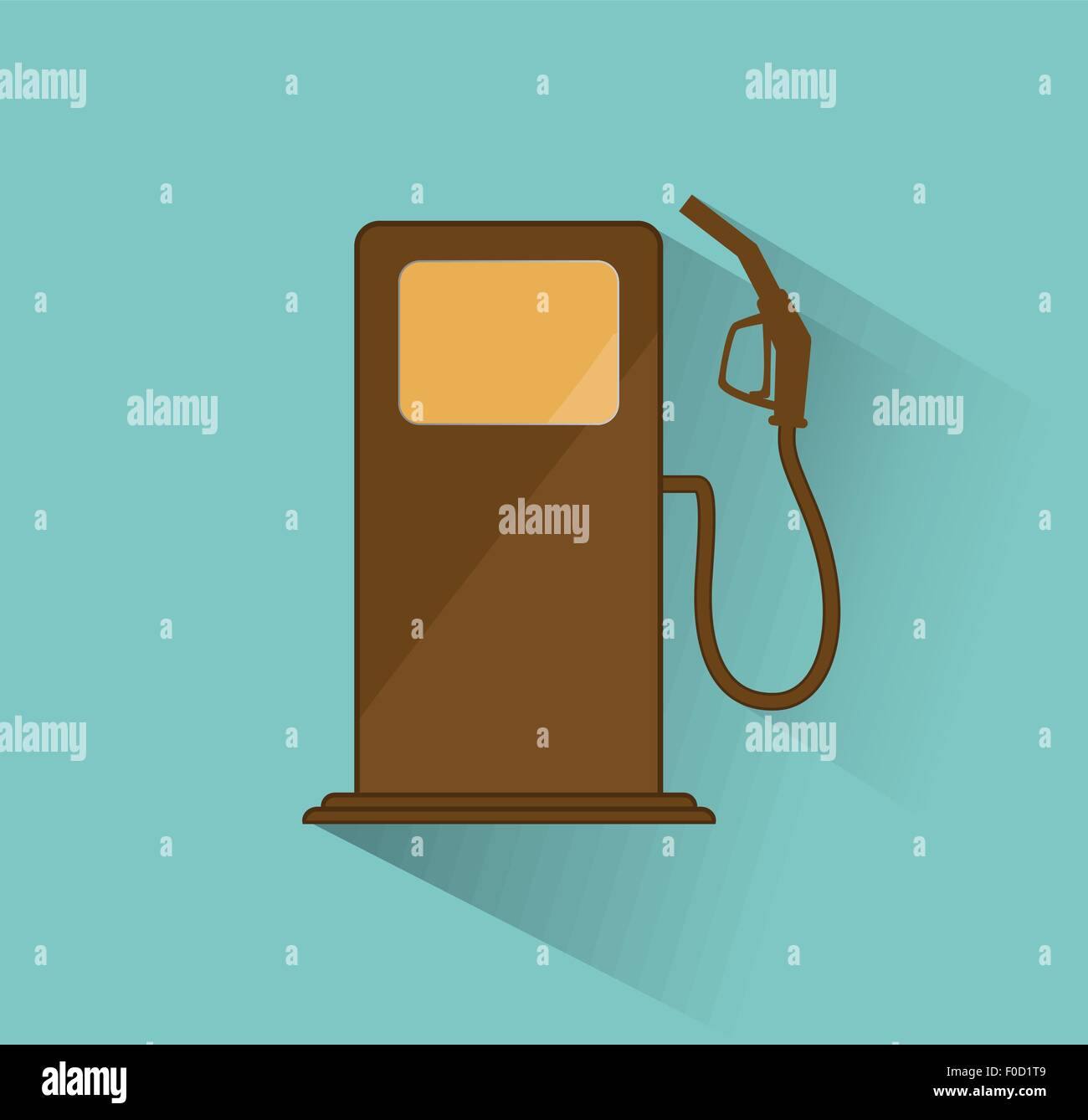 Gas station icon digital Stock Vector Images - Alamy