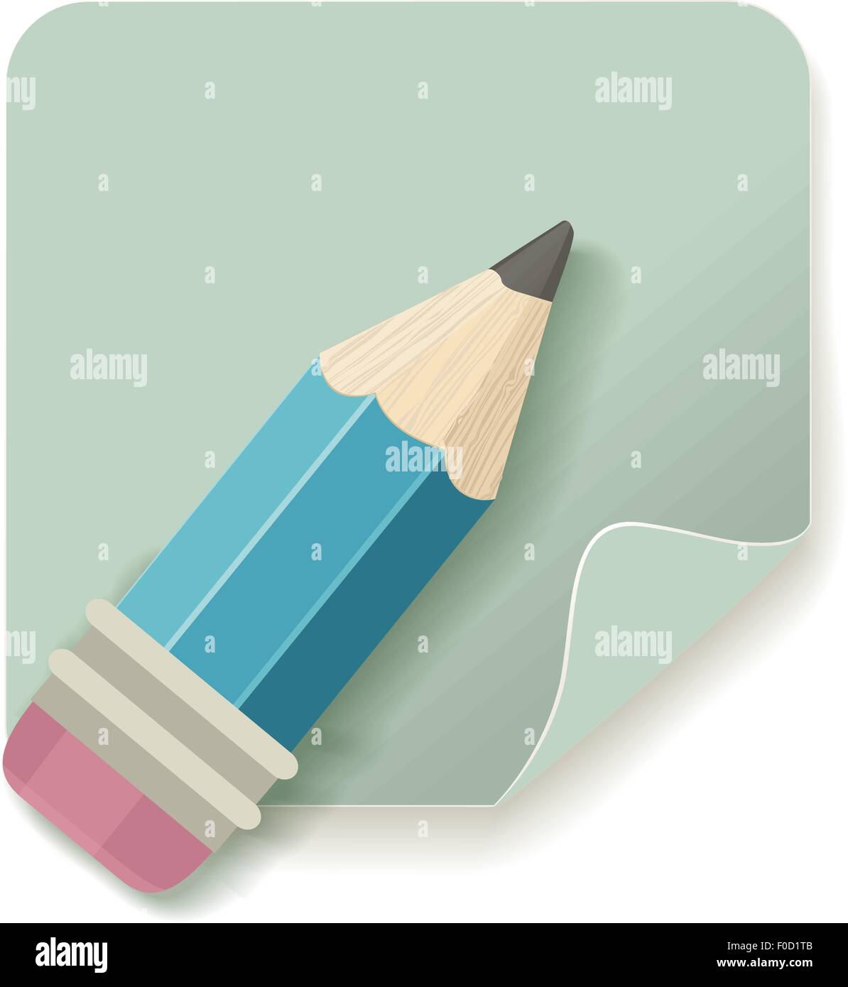 Drawing drawing in pencil Stock Vector Images - Alamy