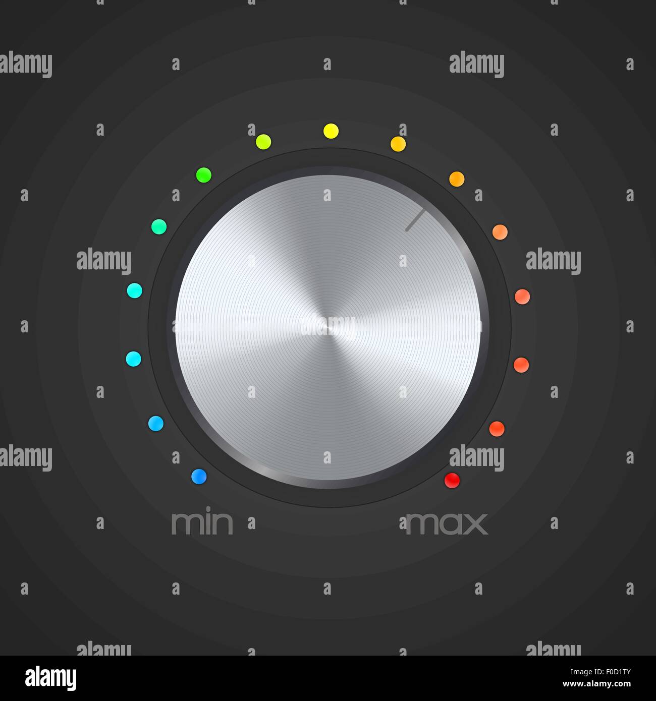 Volume control on panel Stock Vector Images - Alamy